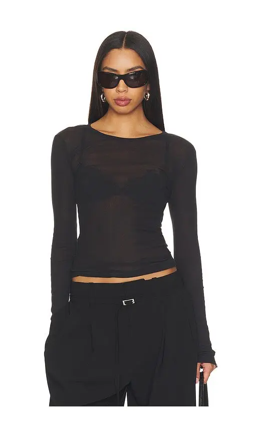 WAO Crew Neck Long Sleeve Tee