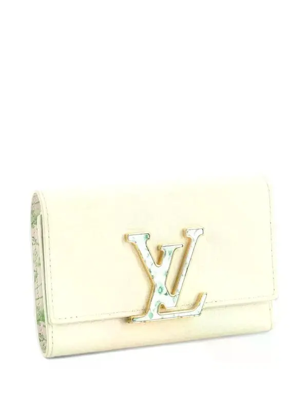 LOUIS VUITTON Capucines Wallet Leather Compact Small Wallets