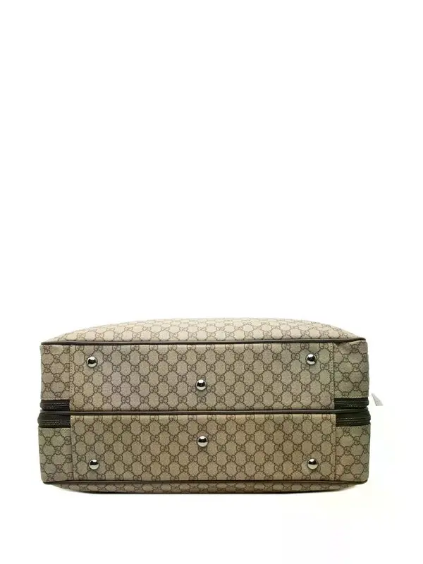 Gucci 2000-2015 Gg Supreme Double Zip Travel Bag