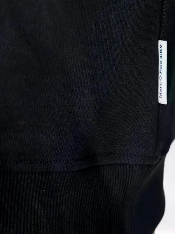 Marc O'polo Quarter-zip Ribbed-trim Cotton Sweatshirt