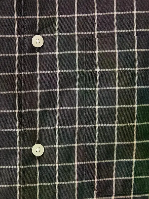 Lindbergh Grid-check Chest-pocket Shirt