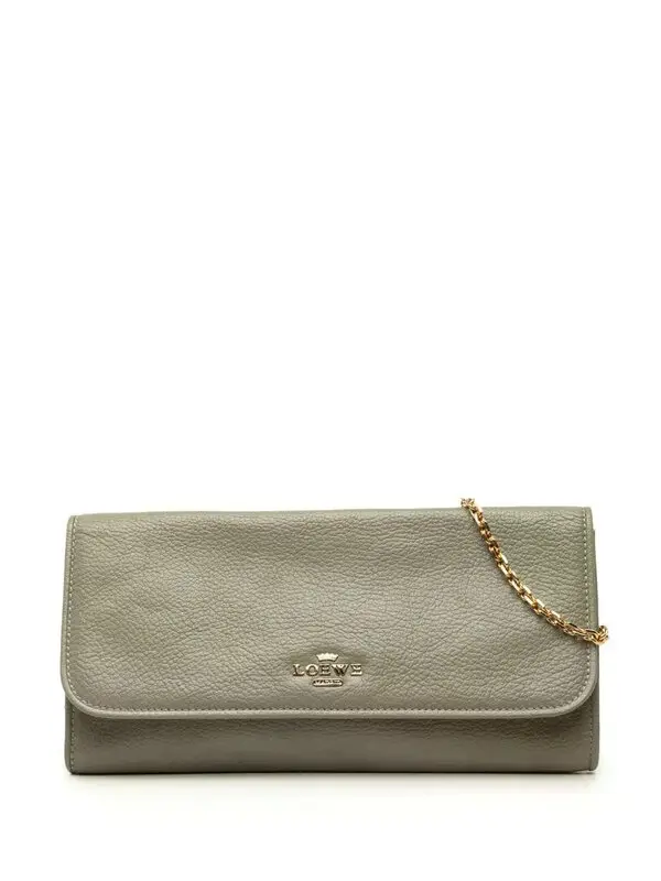 Loewe 2009 Grained Calfskin Chain Shoulder Bag