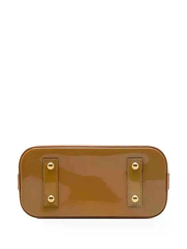 LOUIS VUITTON 2013 Monogram Vernis Alma Bb Satchel