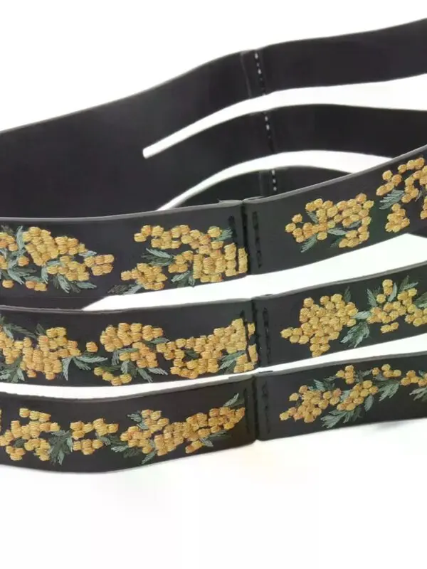 Dior 2010 Cd Logo Flower Belt