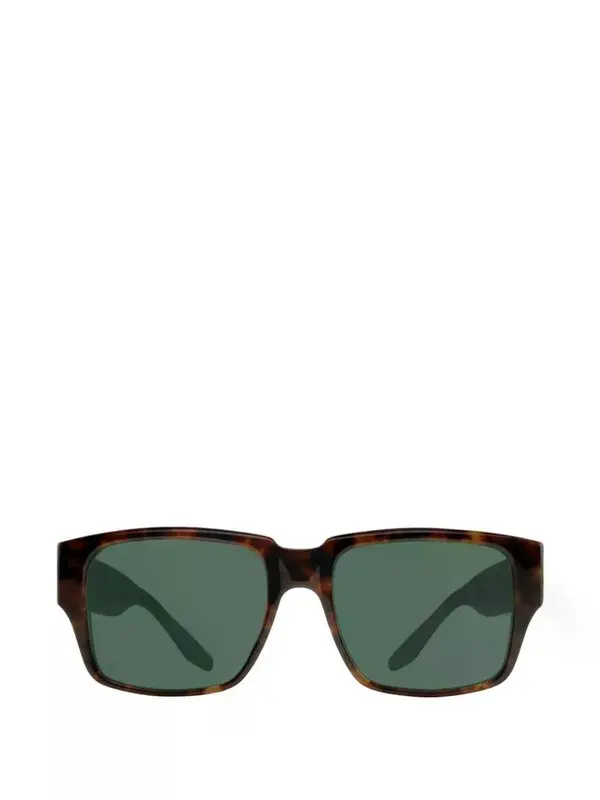 Barton Perreira Duke Rectangle-frame Sunglasses - Brown