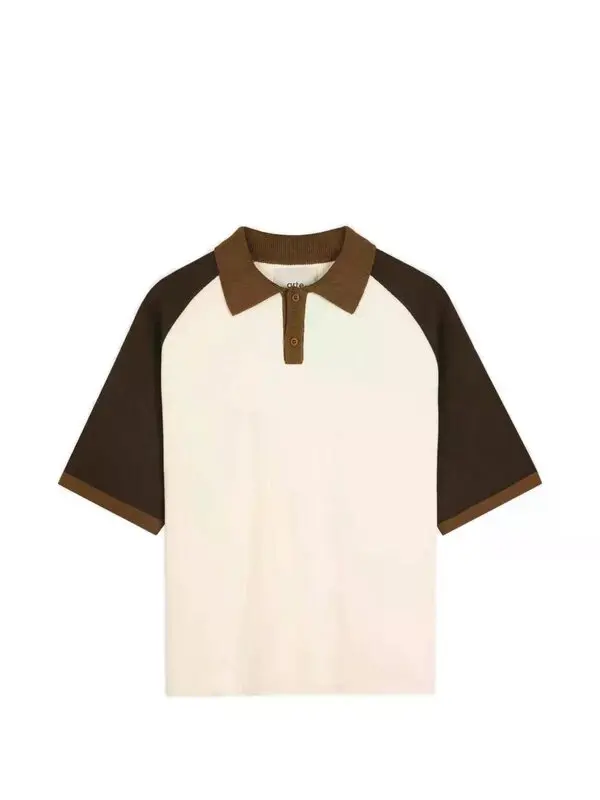 ARTE ANTWERP Colorblock Raglan-sleeve Sweater - Neutrals
