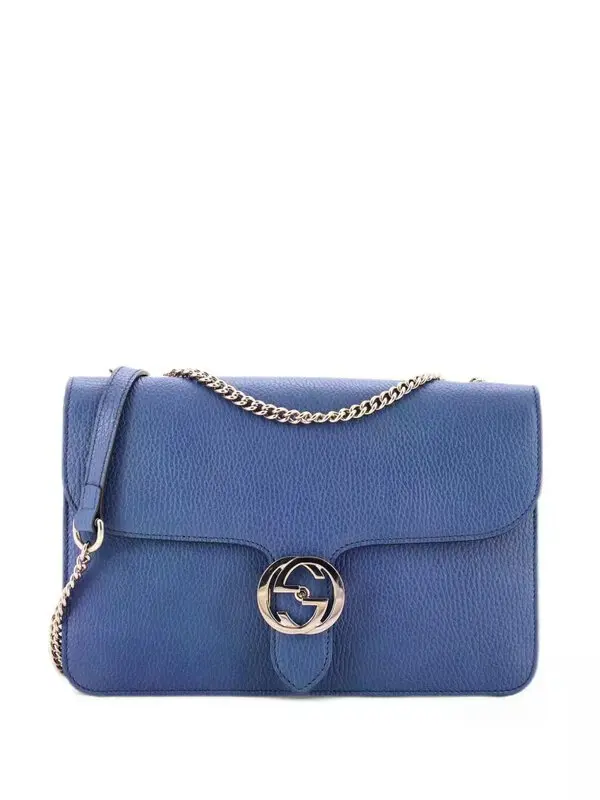 Gucci Interlocking Leather Medium Shoulder Bag