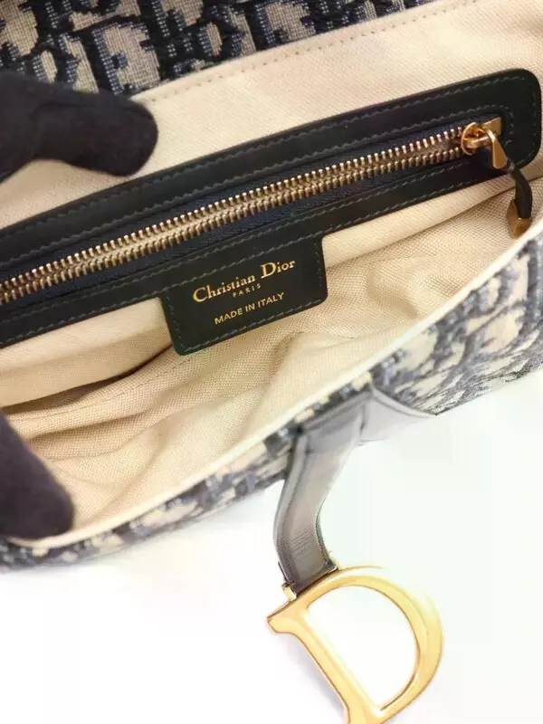 Dior 2010s Saddle Oblique Shoulder Bag