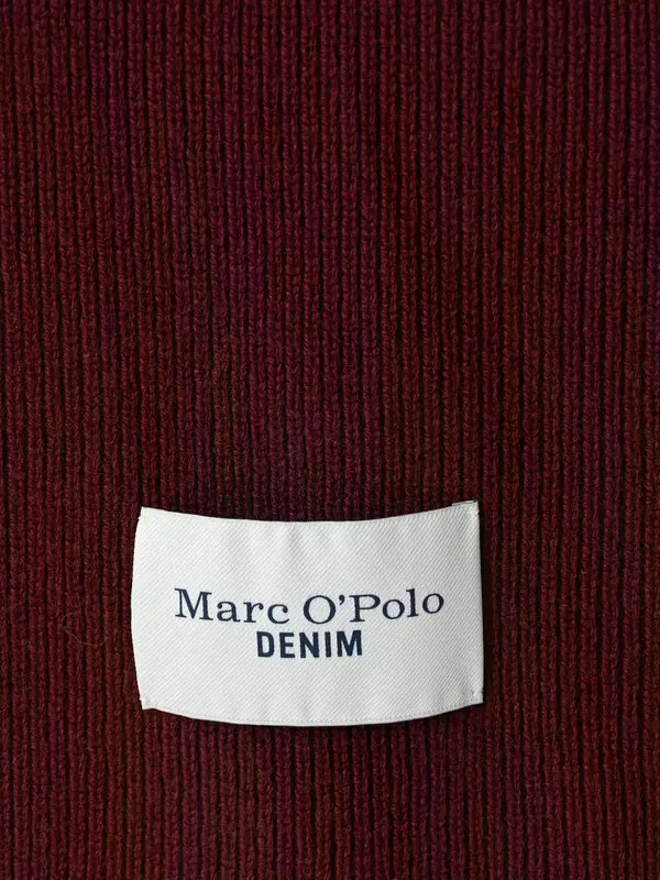 Marc O'polo Ribbed-knit Wool Scarf