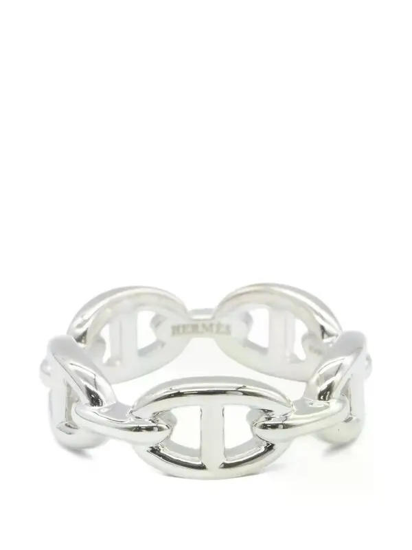 Hermès 2010s Pm Chaine D'ancre Enchaine Ring