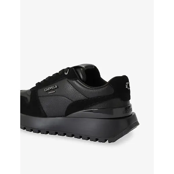 Carvela Delfina Suede And Leather Trainers