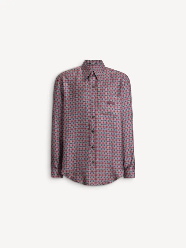 Balmain Printed Silk Shirt - Multicolor