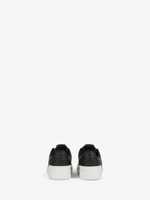 Balmain B-court Smooth Leather Trainers