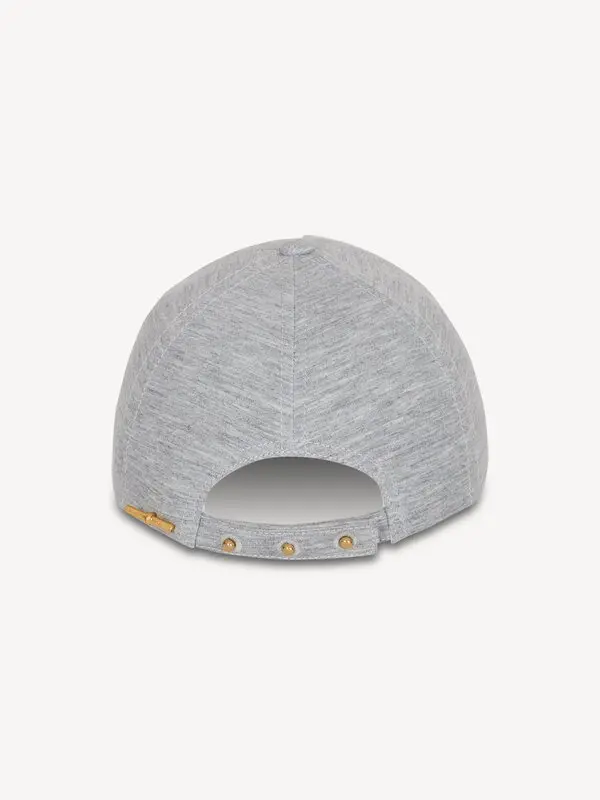 Balmain Embroidered Jersey Cap