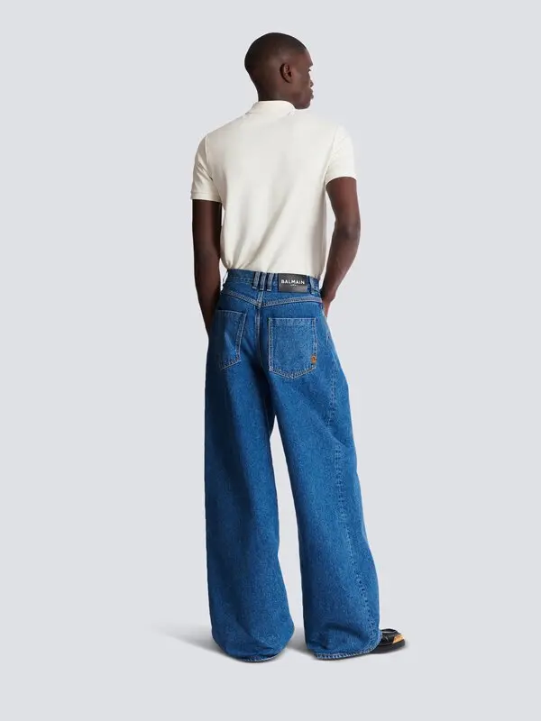 Balmain Denim Wide-leg Jeans