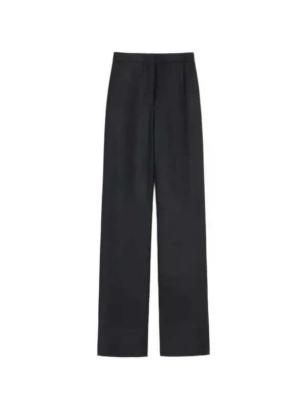 Valentino Garavani Soft Sheen Wool Pants - Black