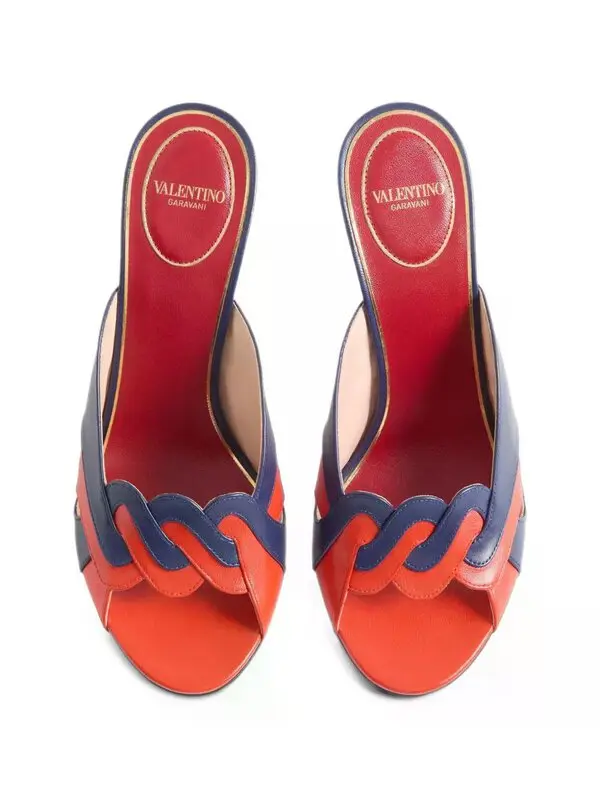 Valentino Garavani Oline Woven Leather Sandals