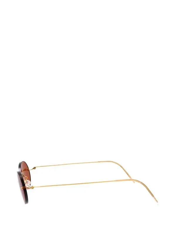 LINDBERG 81012 Round-frame Sunglasses