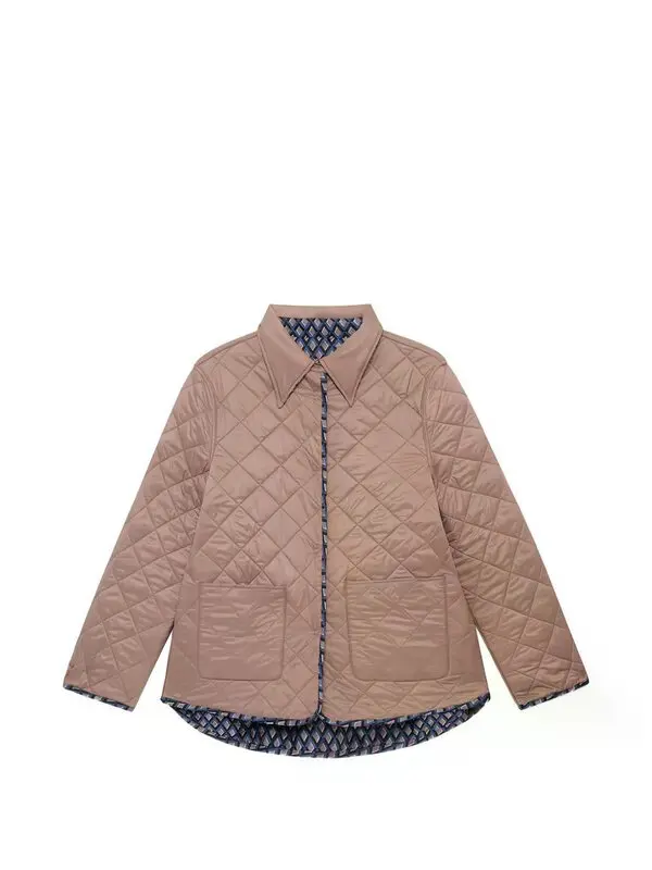 Malìparmi Geometric-print Reversible Jacket