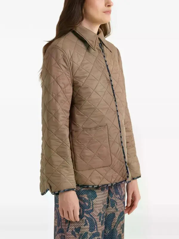 Malìparmi Geometric-print Reversible Jacket