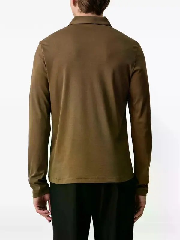 Michael Kors Cotton Long-sleeve Polo Shirt