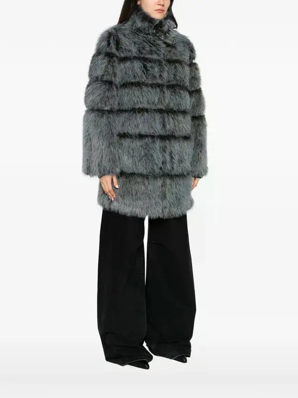 Patrizia Pepe Faux-fur Panelled Jacket