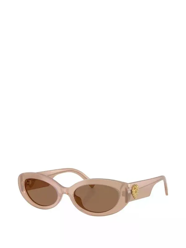 Dolce & Gabbana Devotion Oval-frame Sunglasses