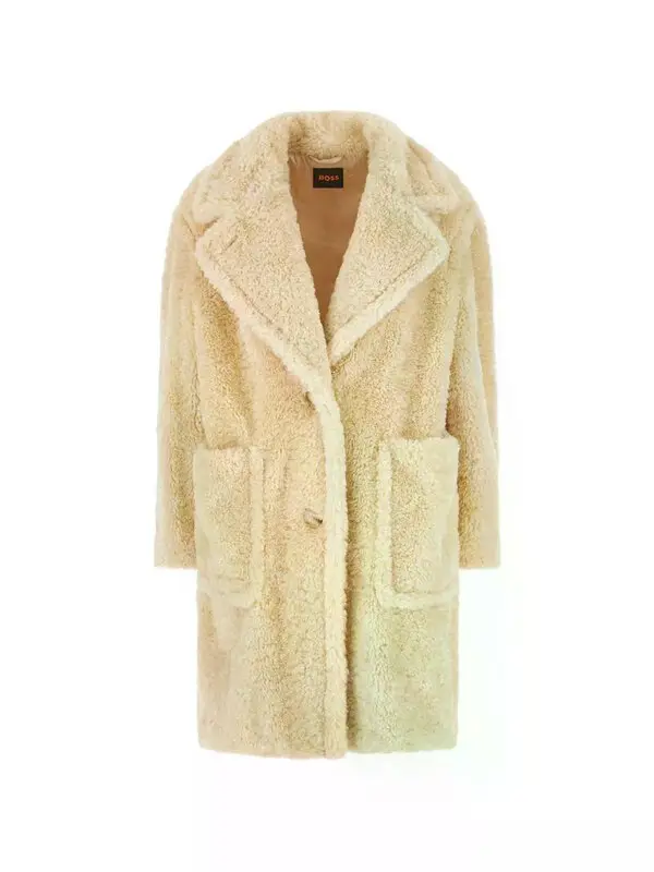 Hugo Teddy Coat With Adjustable Collar