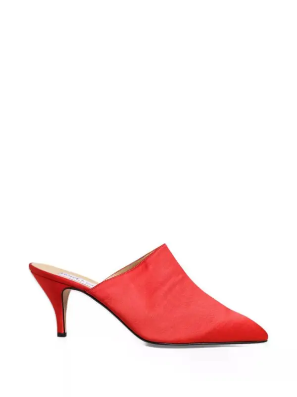 Dolce & Gabbana Point-toe Heeled Mules - Red