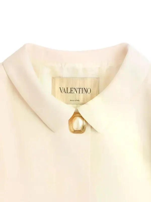 Valentino Garavani Crepe Couture Jewel-button Jacket
