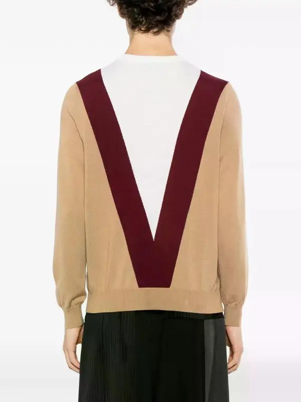 PORTS V Logo-applique Sweater