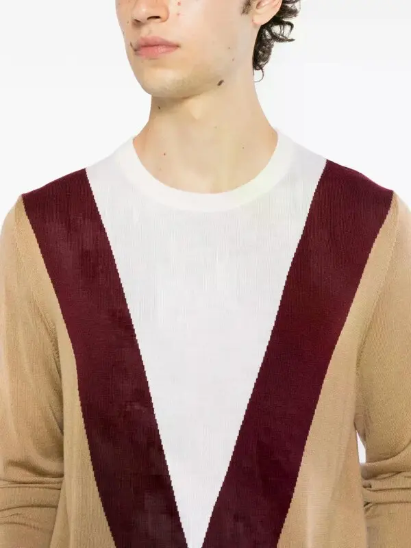 PORTS V Logo-applique Sweater