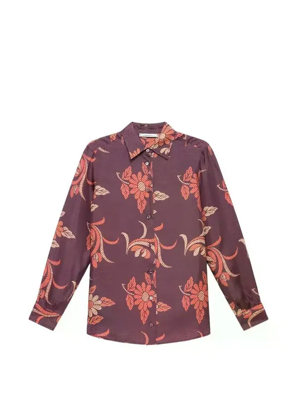 Malìparmi Floral-print Long-sleeved Shirt
