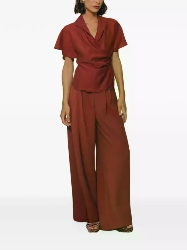 Cherubina Lavinia Pleated Palazzo Pants