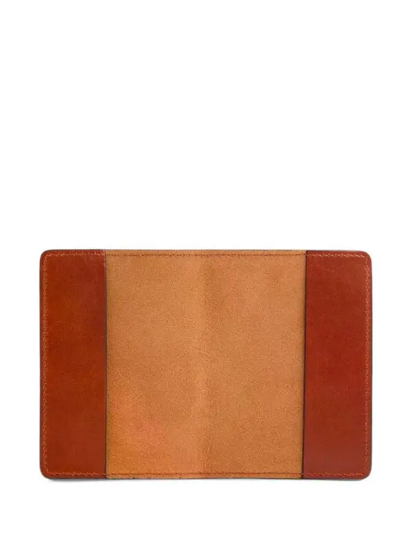 THE BRIDGE Logo-print Leather Passport Holder