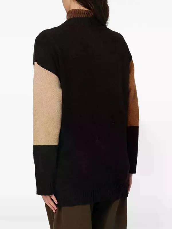 KANGRA Argyle Intarsia Cardigan