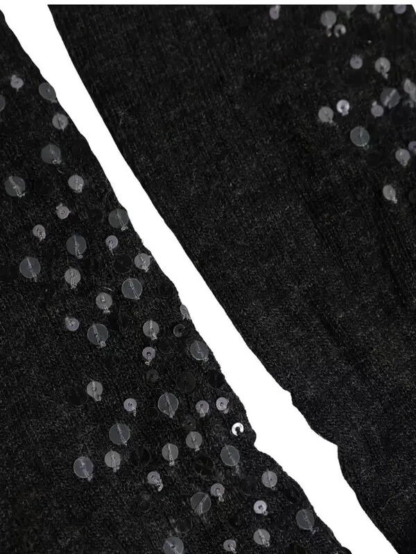 Dolce & Gabbana Sequin-embellished Wool Socks