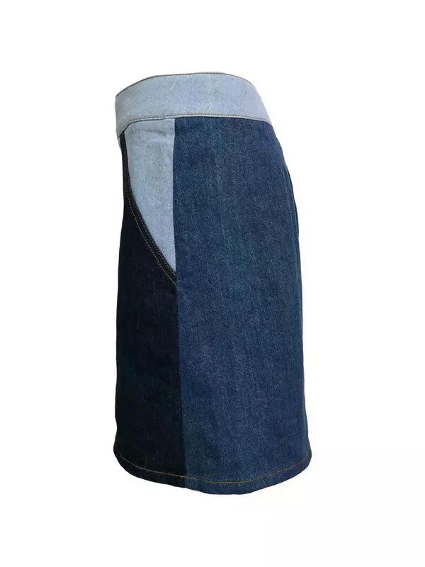 Victoria Beckham Patchwork Mini Skirt