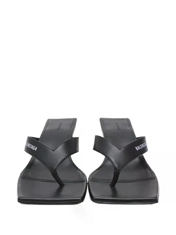 Balenciaga Square-toe Thong Sandals