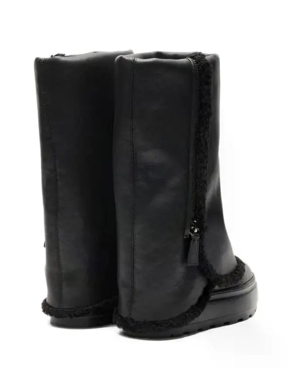 Casadei Winni Faux-fur Trim Boots