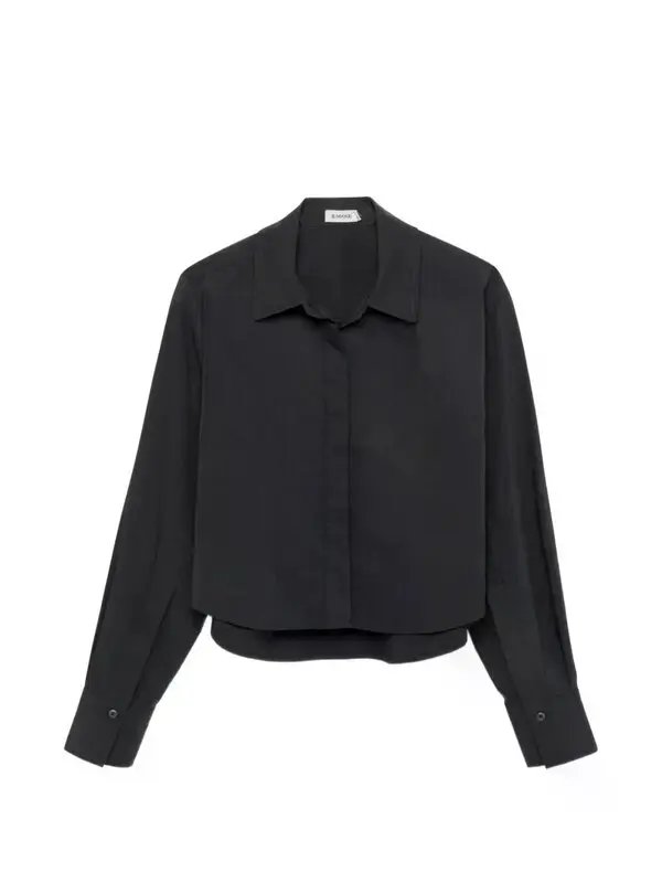 Simkhai Renata Cropped Button-down Shirt
