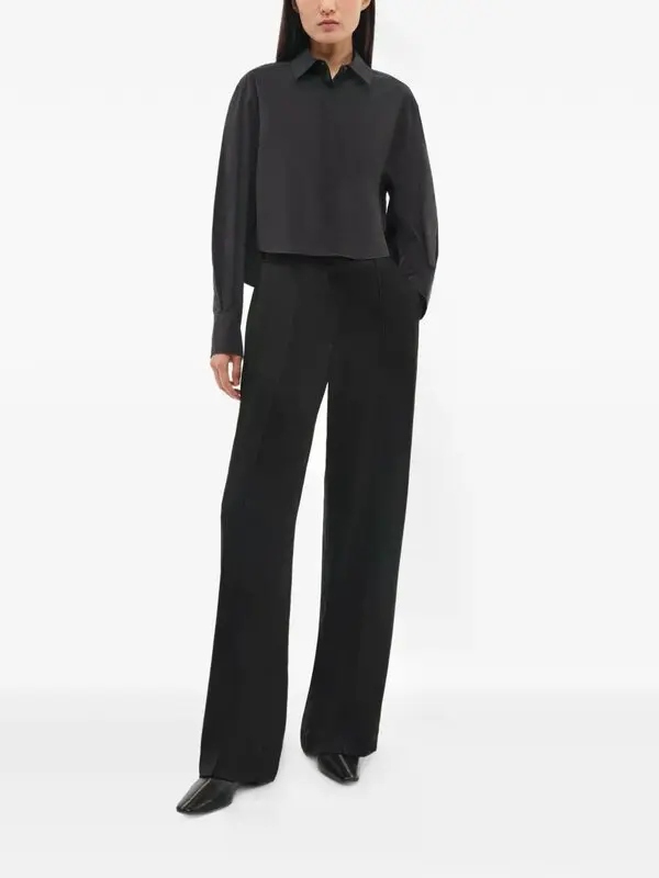 Simkhai Renata Cropped Button-down Shirt