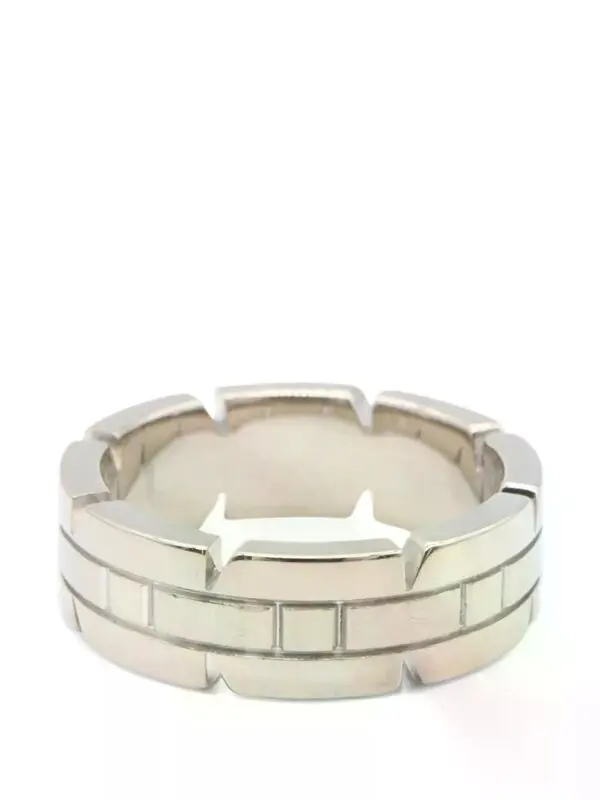 Cartier 2010s Tank Française Ring - Silver