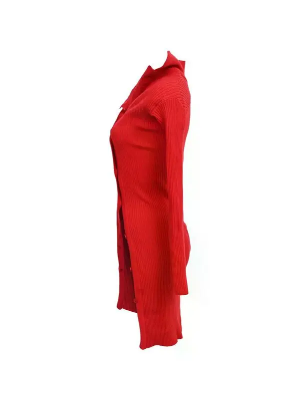 Jacquemus La Robe Maille Colin Asymmetric Dress