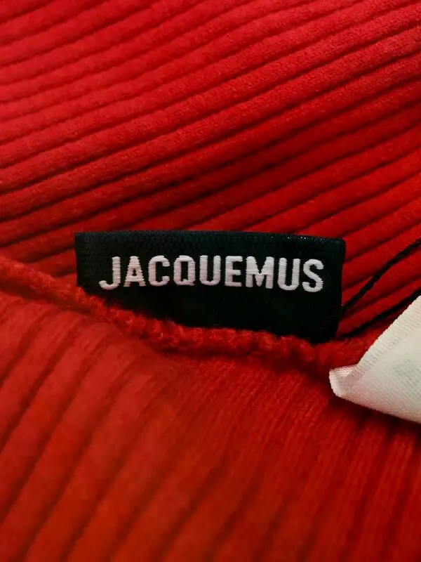 Jacquemus La Robe Maille Colin Asymmetric Dress