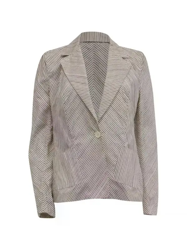 Piazza Sempione Diagonal-striped Blazer