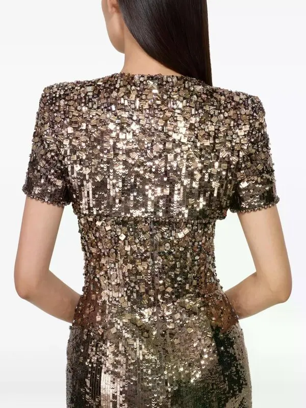 Jenny Packham Chiana Sequin-embellished Jacket