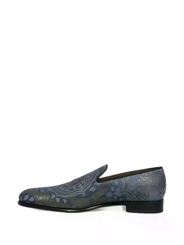Dolce & Gabbana Floral-brocade Slip-on Loafers