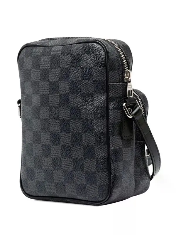 LOUIS VUITTON 2008 Damier Graphite Rem Crossbody Bag