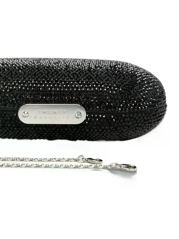 TWENTY FOURHAITCH Isidora Crystal-embellished Clutch Bag